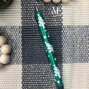 Christmas Glitter Gel Pens, Candy Cane Pen, Reindeer Pen, Snowman Pen ...