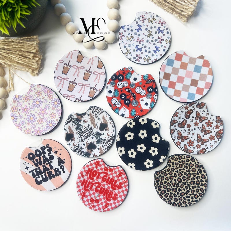 Ceramic Leopard Coasters - Etsy