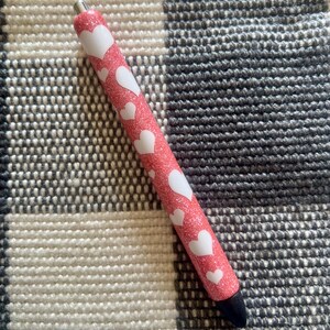 Valentine's Glitter Gel Pens, Personalized Glitter Pen, Coquette Pen ...