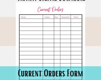 Current Orders | Etsy
