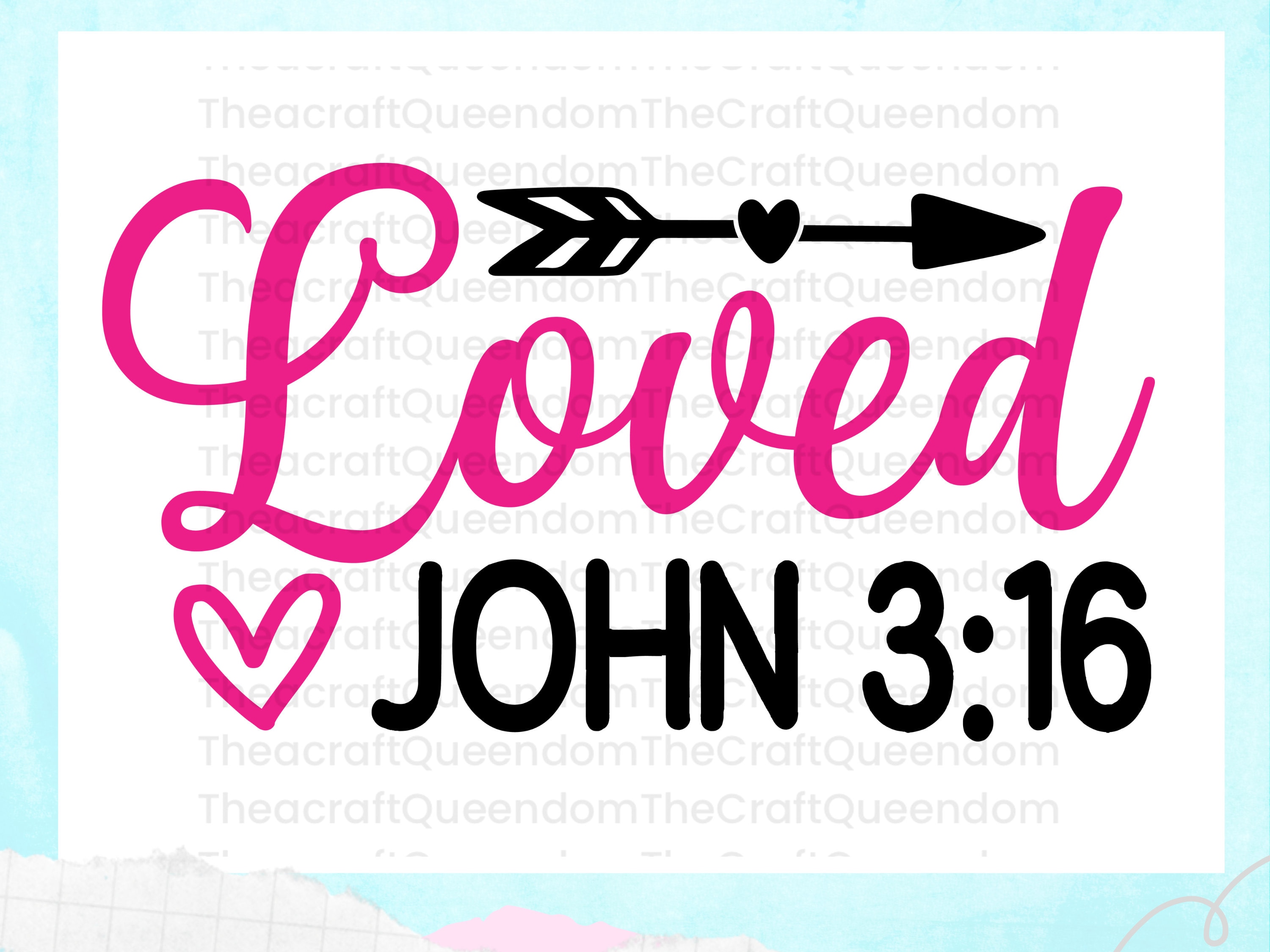True Love Svg, John 3;16 Svg, for God so Love the World Svg, Christian ...