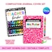 Editable Composition Notebook Set Canva Template, Pen Wrap, Teacher ...