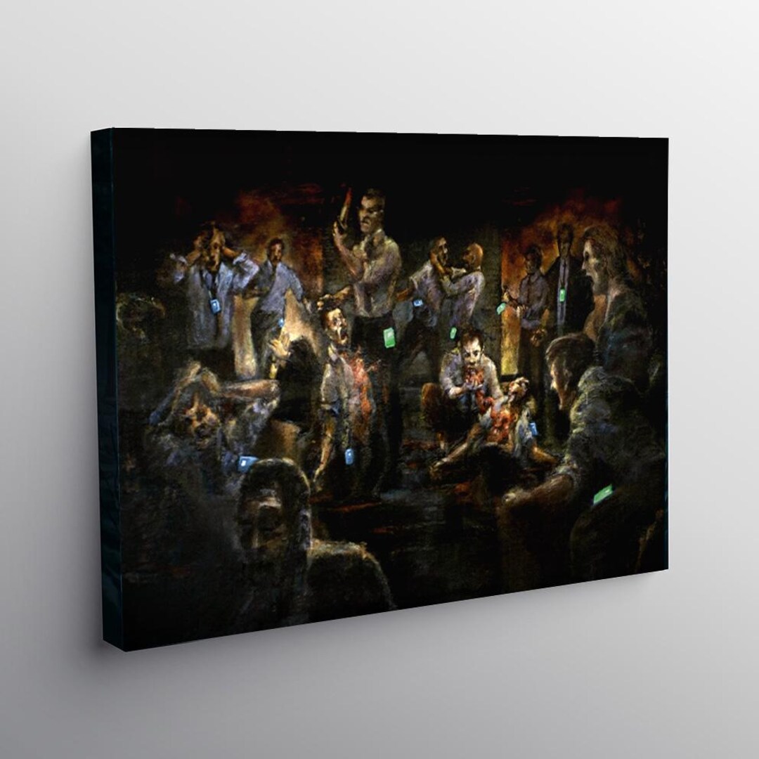 SEVERANCE **CANVAS** Grim Barbarity of Optics & Design - Canvas Print ...