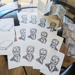 SEVERANCE Irving's Sketchbook Pages - 3" X 5" - on Real Drawing Paper ...