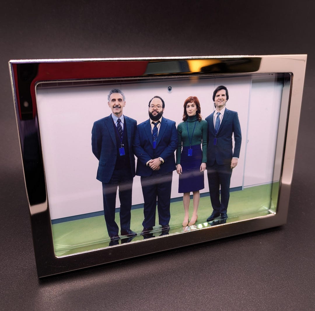 SEVERANCE Framed! Team Photo - Mark, Irving, Dylan, Helly - Real Metal ...