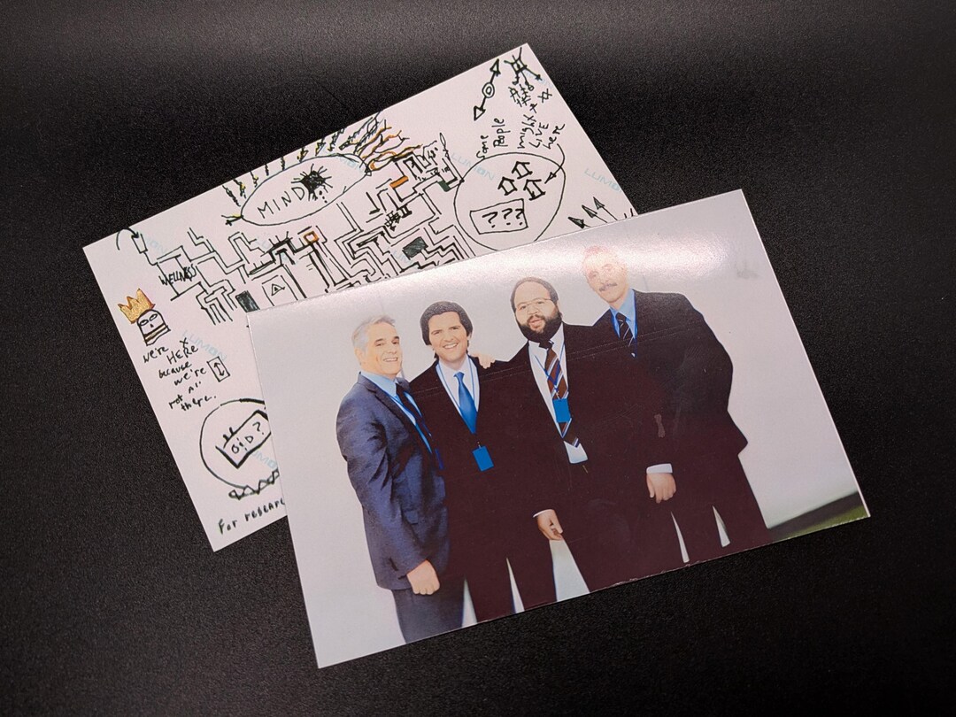 SEVERANCE Team Photo - Old Version With Petey's Map on Back - Movie ...