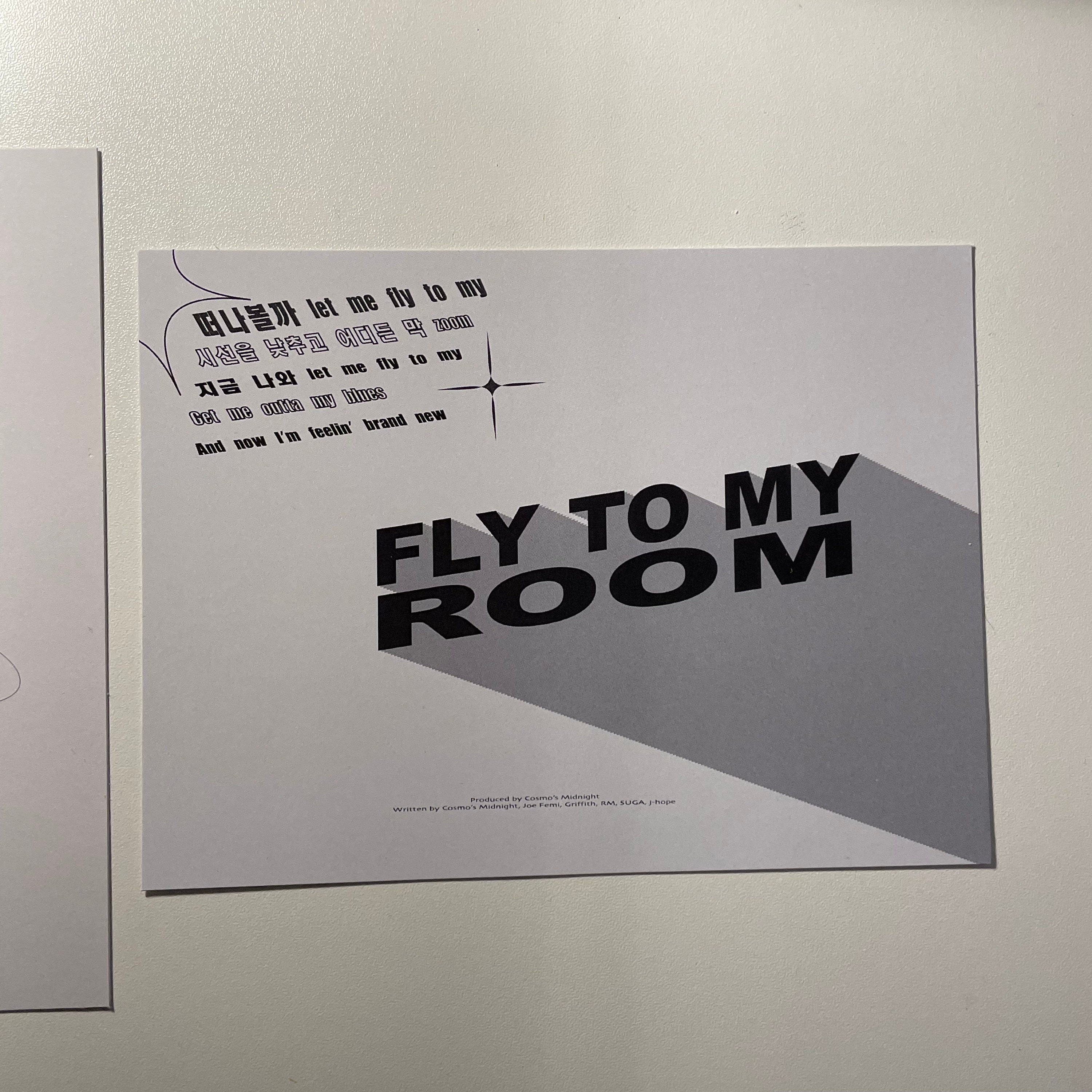 BTS Lyrics Posters Graphic Prints Wall Decor - Etsy