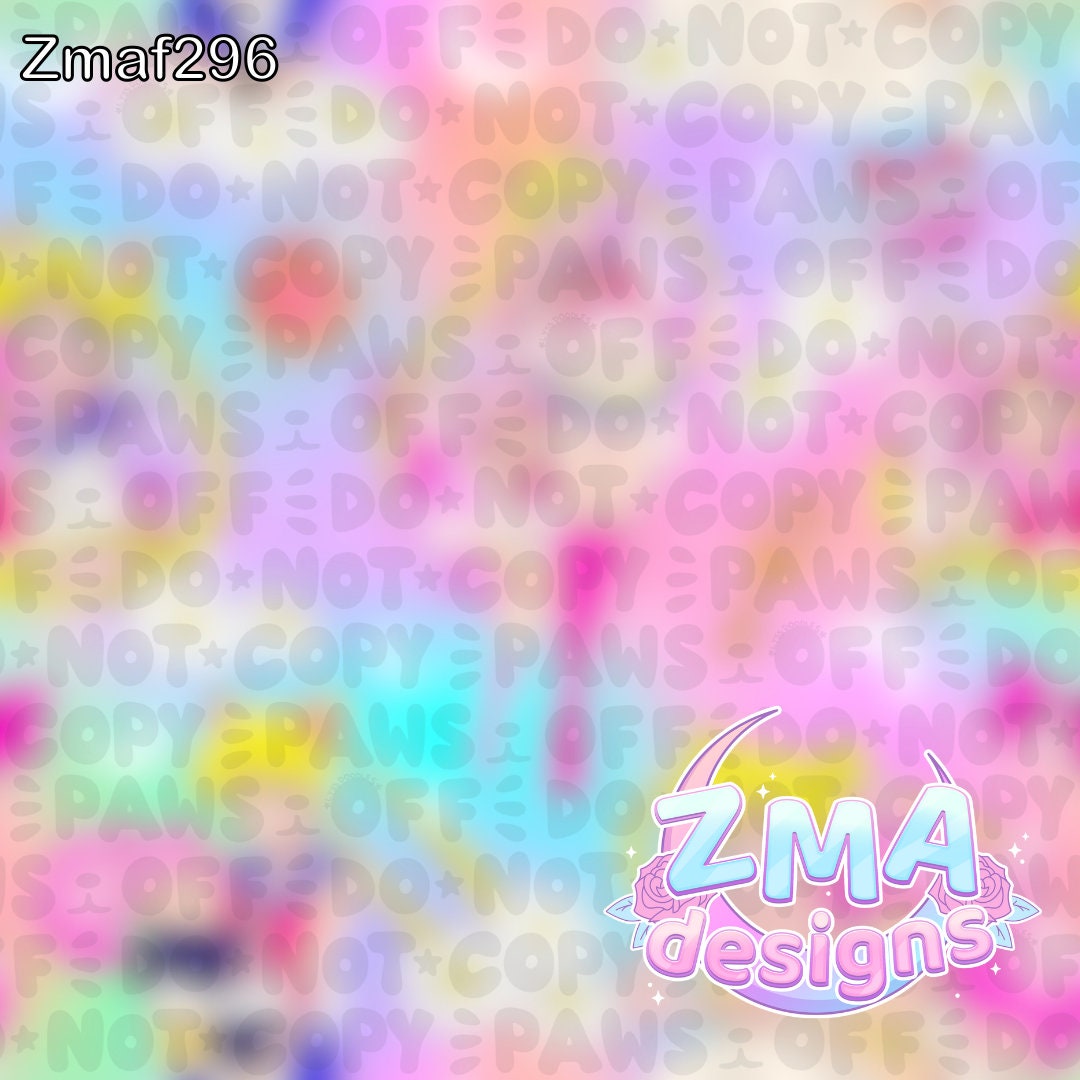 ZMAF296 Moon Mom Holo Flowers Seamless Design - Etsy