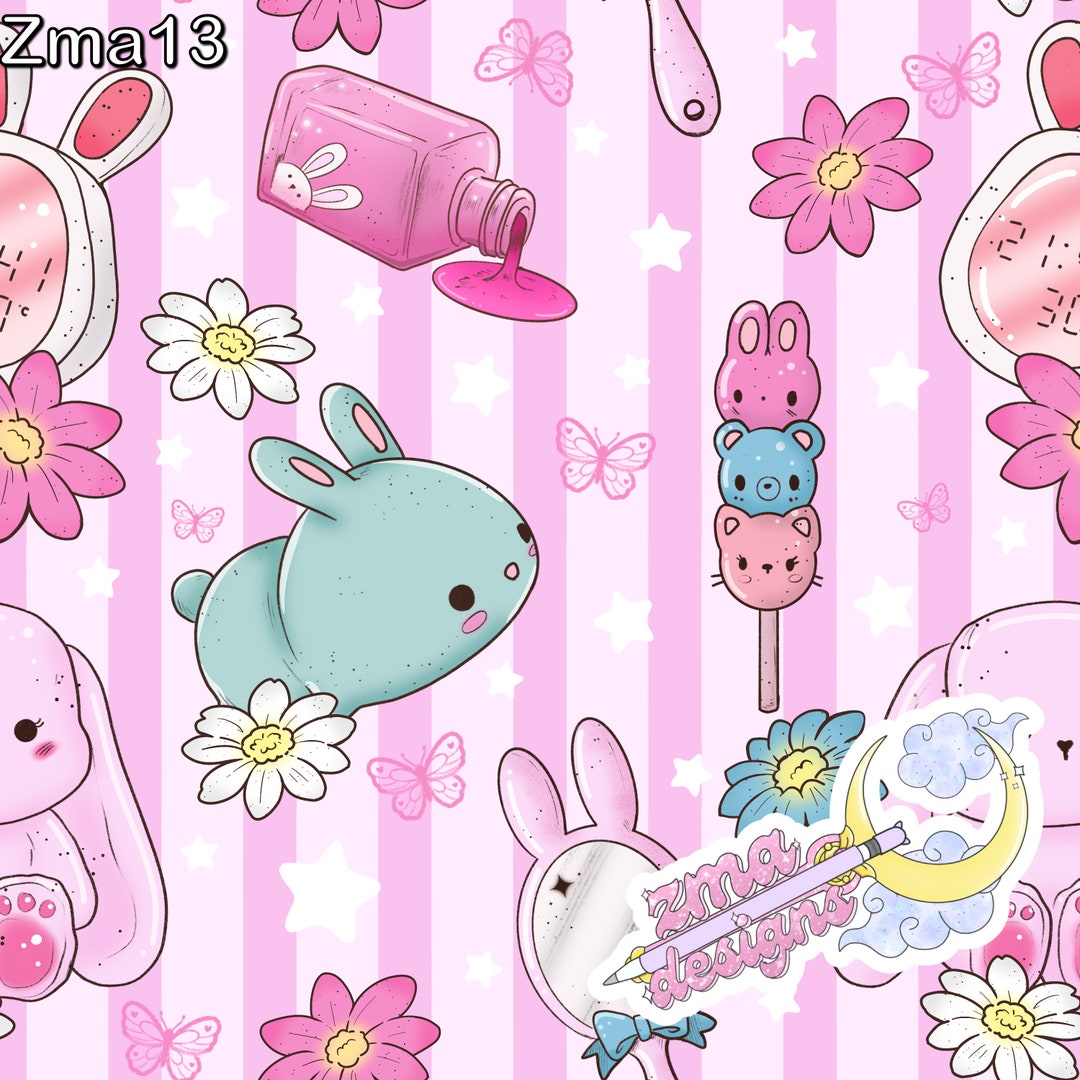 90's Aesthetic Girls ZMA13 | Seamless Design - Etsy