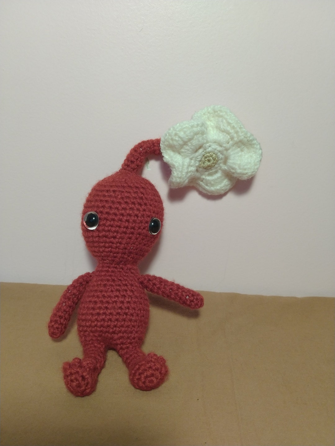 Red Pikmin Crochet Amugurumi - Etsy