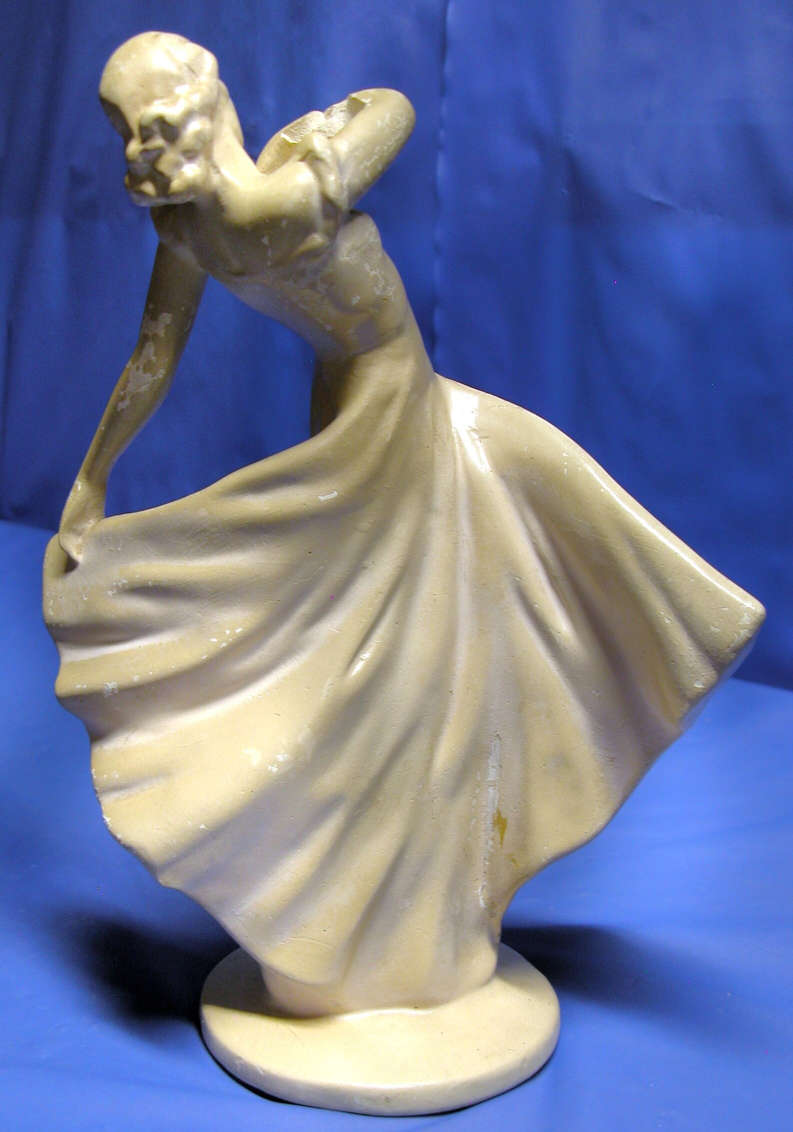 Plaster statue girl dancing | Etsy