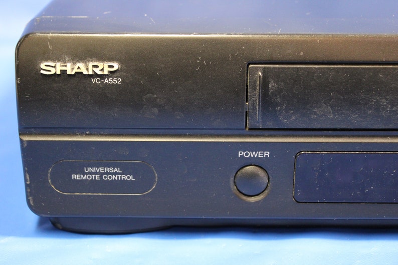 Sharp VHS Video Cassette Recorder/player Model VC-A552 - Etsy