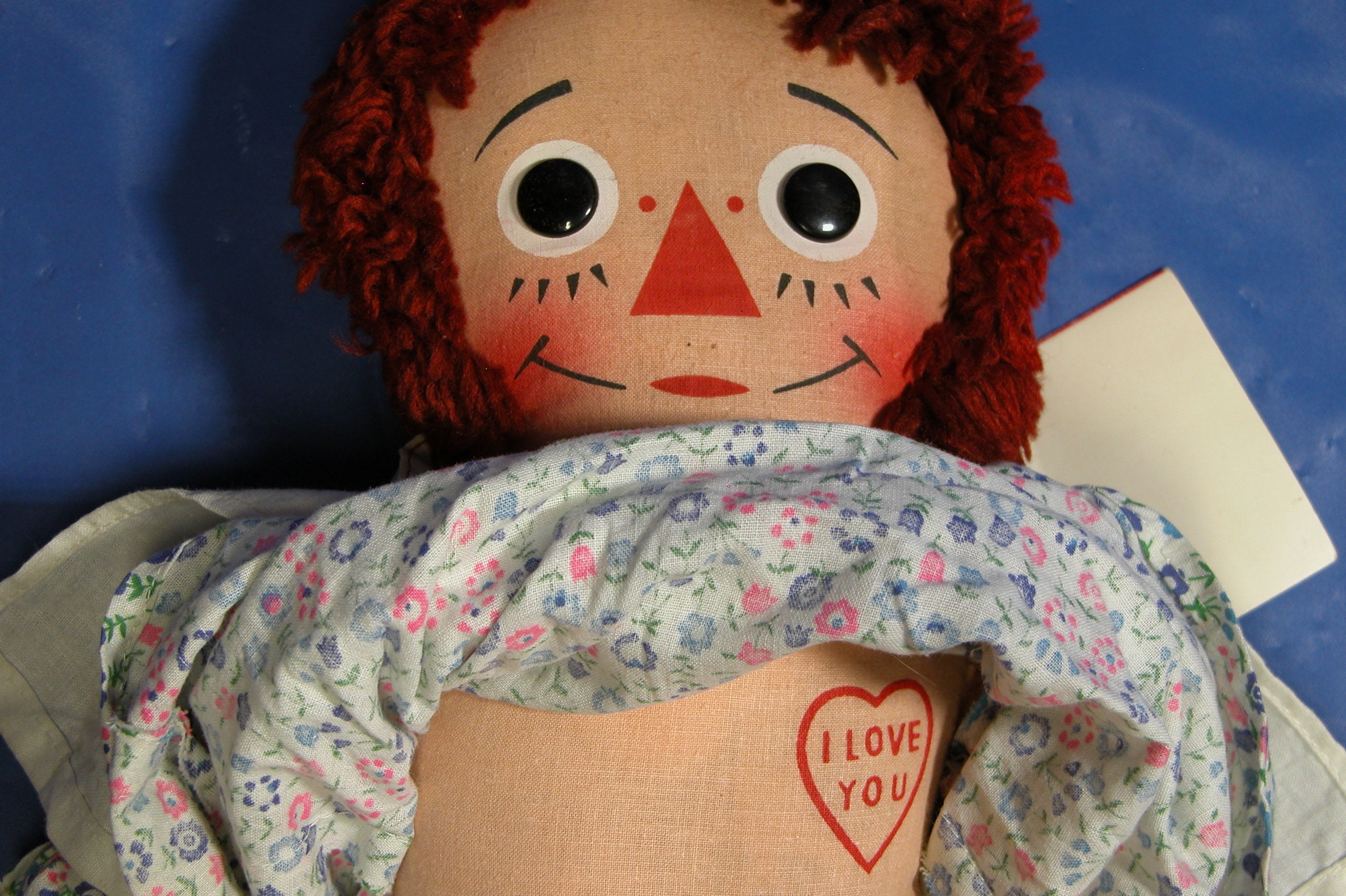 Vintage Original 1971 Raggedy Ann Doll, All Original Including Clothes ...