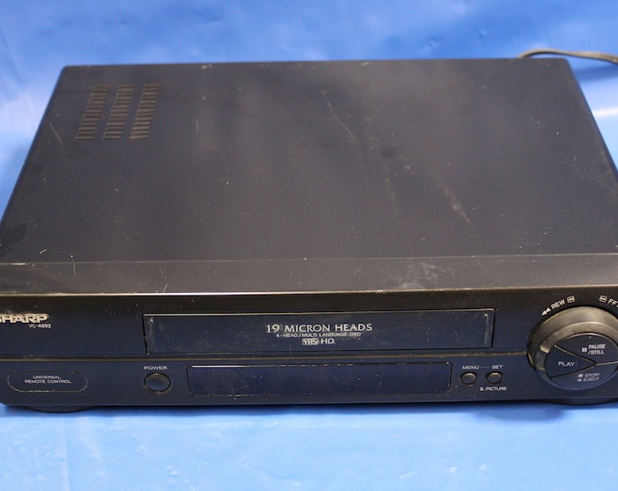 Sharp VHS Video Cassette Recorder/player Model VC-A552 - Etsy