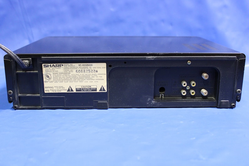 Sharp VHS Video Cassette Recorder/player Model VC-A552 - Etsy