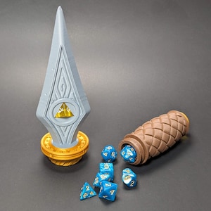 Dice Dagger 3D Printed Dice Storage Bejeweled Dice Holder Dice Vault - Etsy