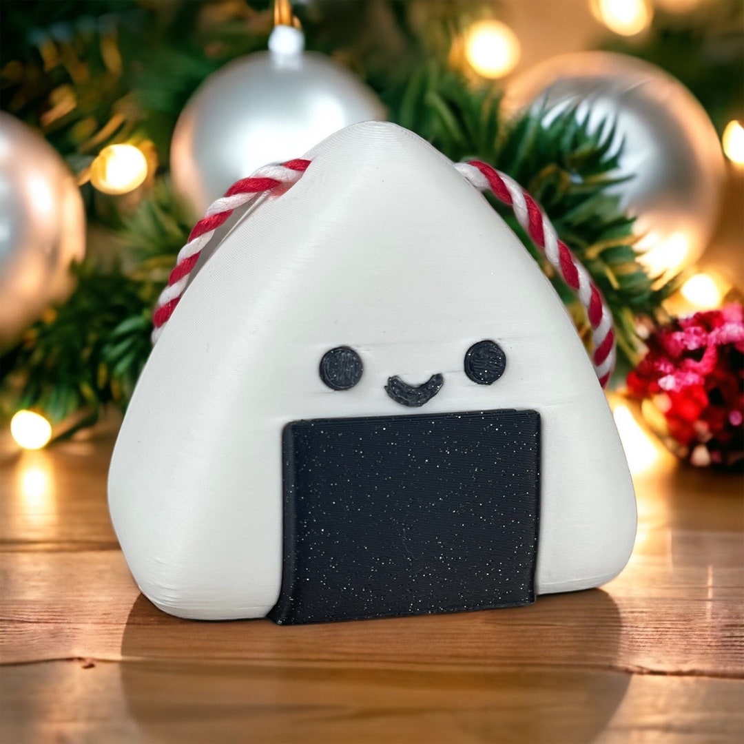 Kawaii Onigiri Holiday Ornaments Make Great Decor and Gifts for Others ...