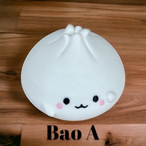 Cute Bao in a Basket Set 3D Printed Desk, Shelf, Room Decor Bao Buddies ...