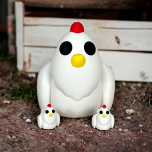 Articulated Chicken, Tiny to XXL Size 3D Printed Fidget Toy Pet Chicken ...