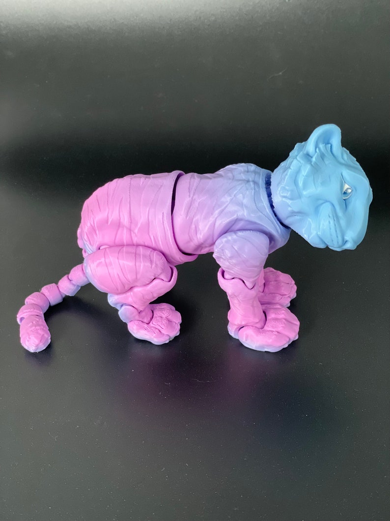 Articulated Tiger 3D Printed Fidget Toy Desk Decor Pet Tiger - Etsy