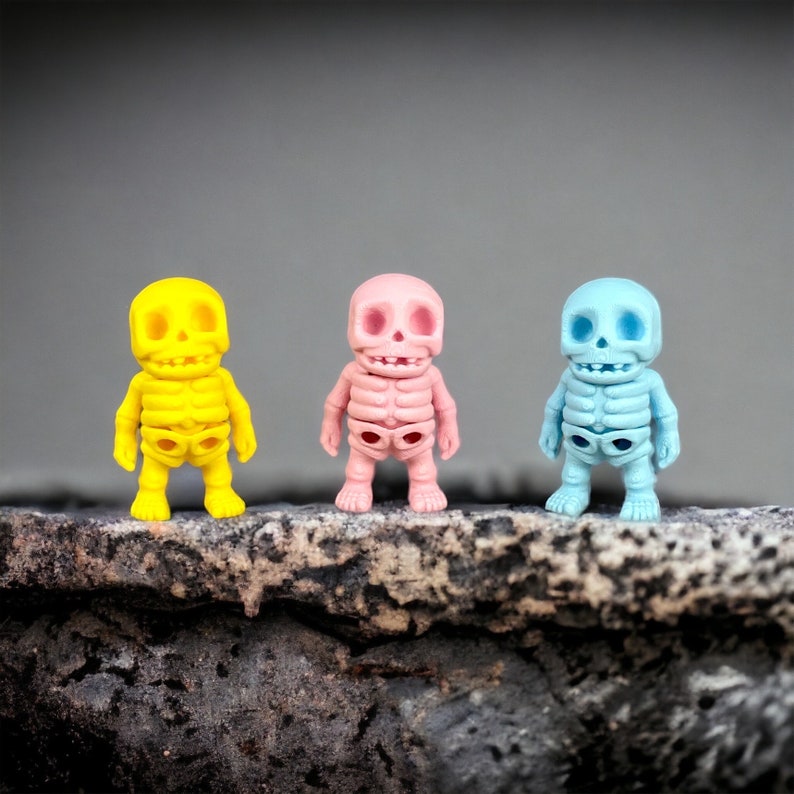 Flexi Skeleton 3D Printed Spookiness Halloween Fidget Decor - Etsy
