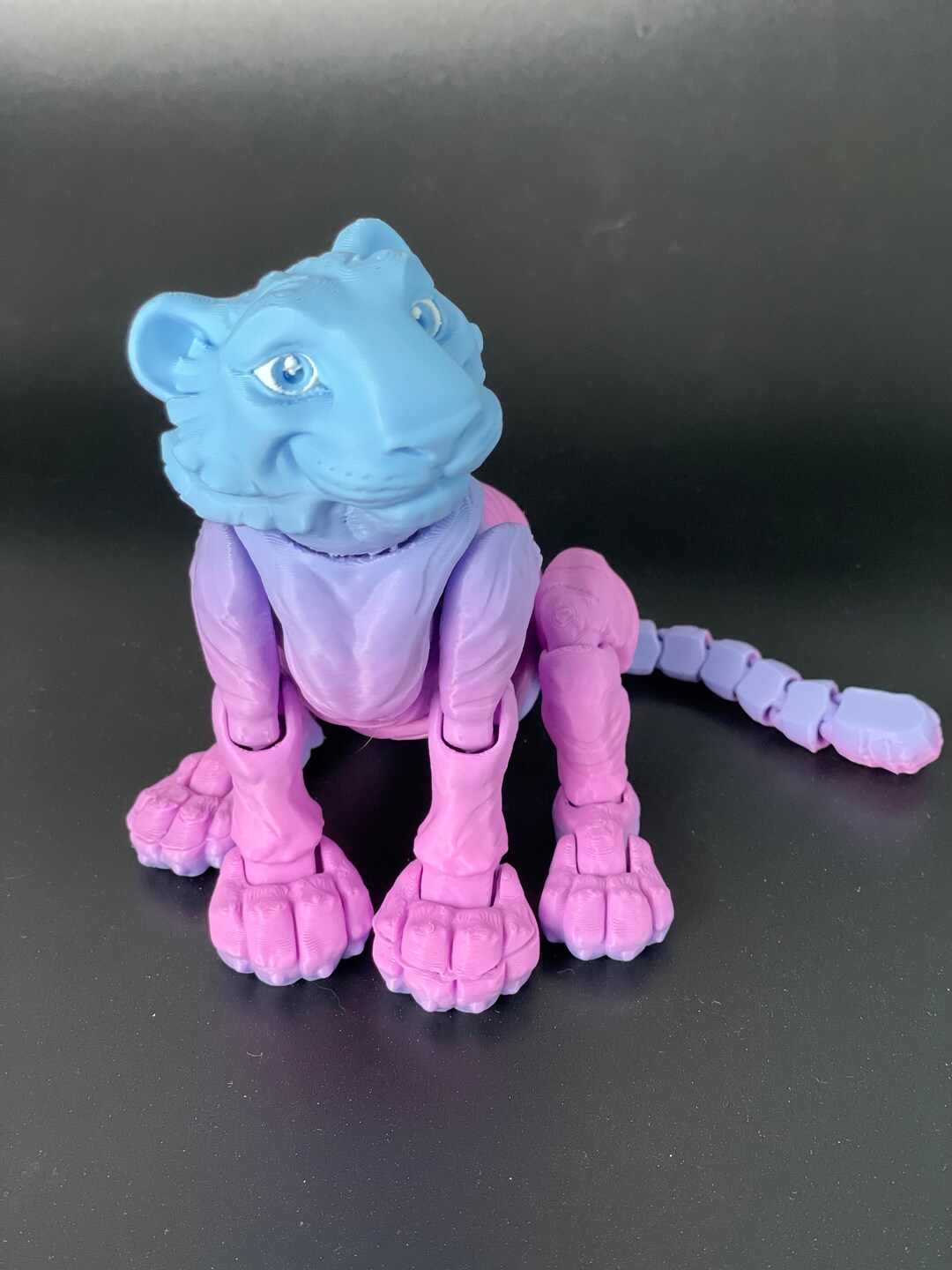 Articulated Tiger 3D Printed Fidget Toy Desk Decor Pet Tiger - Etsy