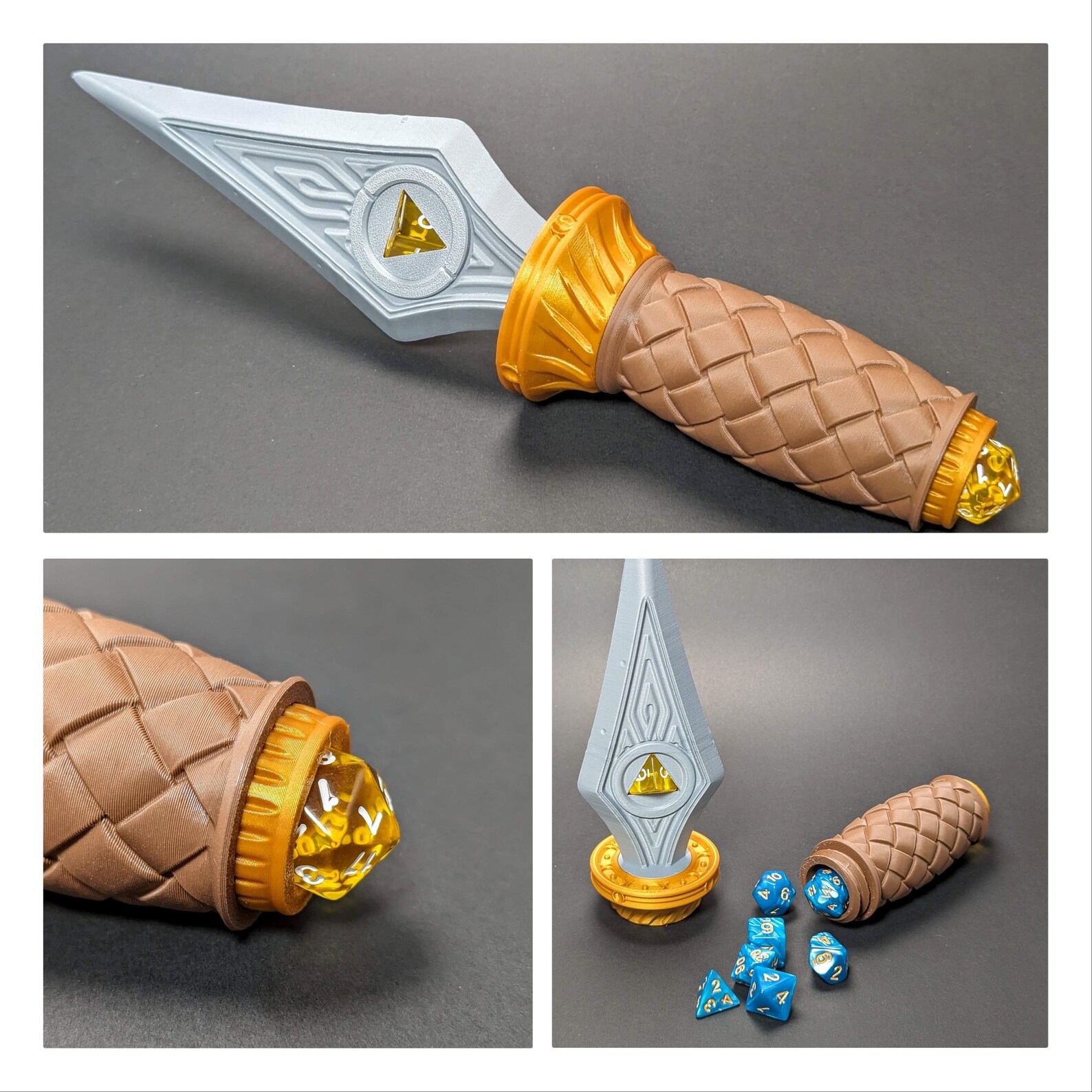 Dice Dagger 3D Printed Dice Storage Bejeweled Dice Holder Dice Vault - Etsy