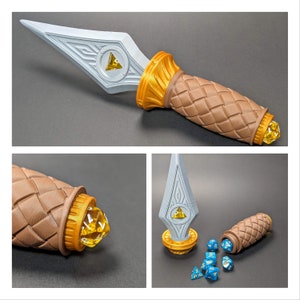 Dice Dagger 3D Printed Dice Storage Bejeweled Dice Holder Dice Vault - Etsy