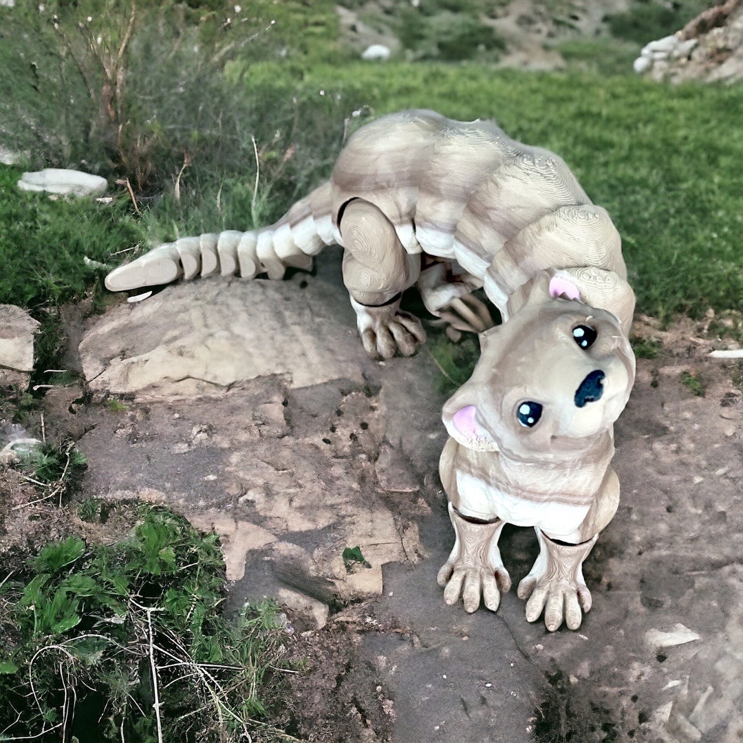 Lifesize Cute Ferret Fidget Toy, Posable 3D Printed Pet Ferret ...