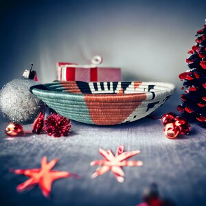 African Rwanda Woven Basket Biko Pink - Etsy