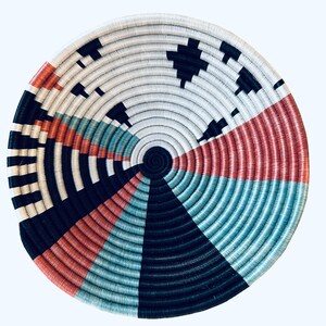 African Rwanda Woven Basket Biko Pink - Etsy