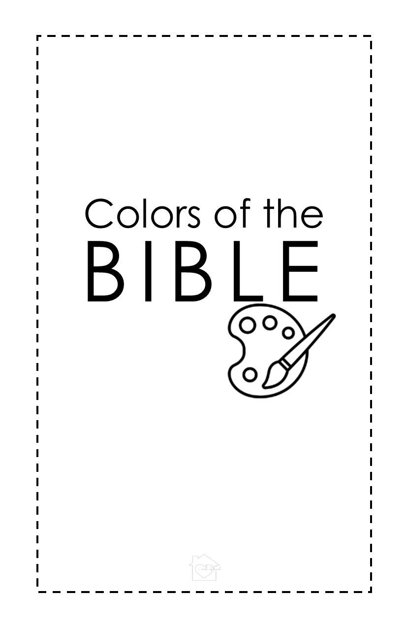 Colors of the Bible Printable | Scripture Memory Verses for Kids Wall ...