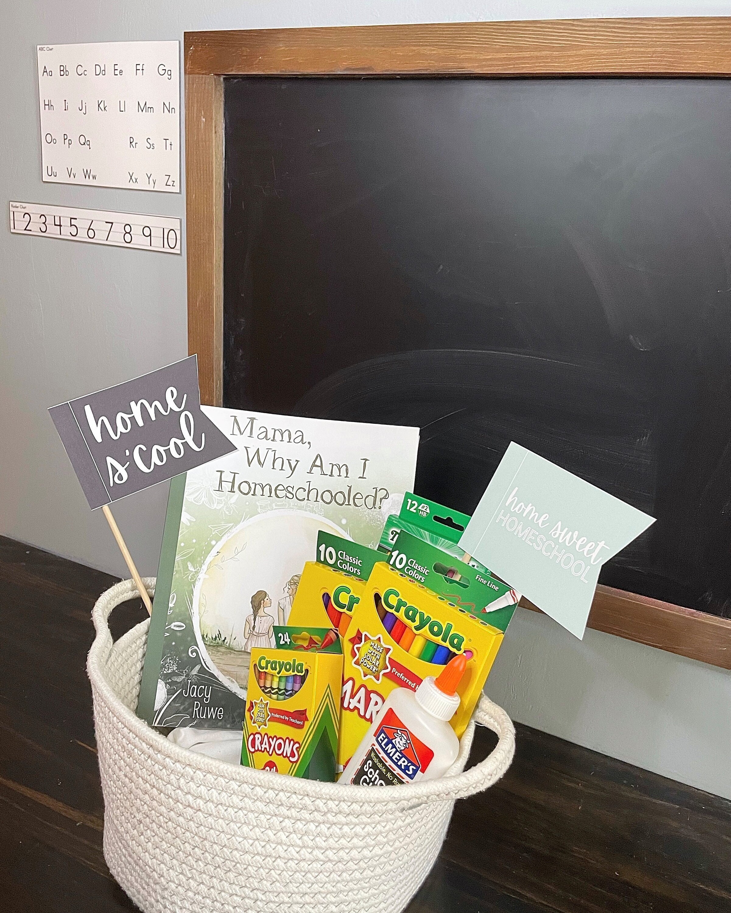 Printable Homeschool Banner | First Day of School Flag | Homeschool ...