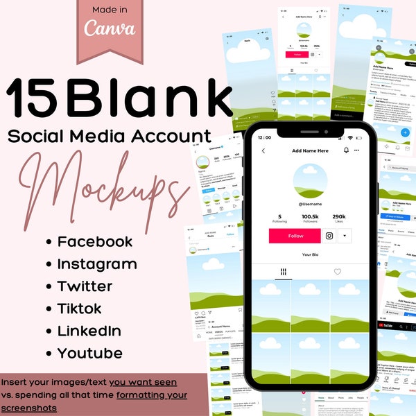 Social Media Post Mockup - Etsy