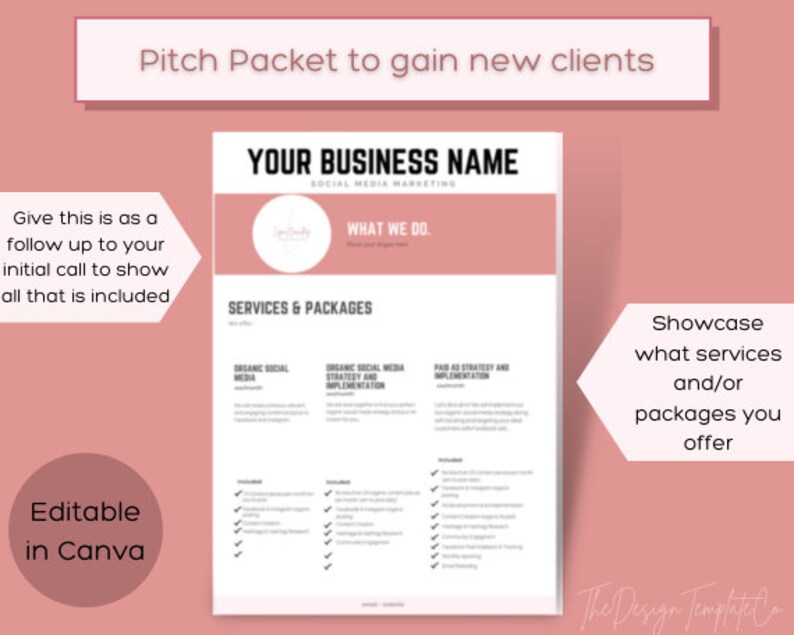 Welcome Packet. Pitch Deck Template. Pitch Deck for Clients. Client ...