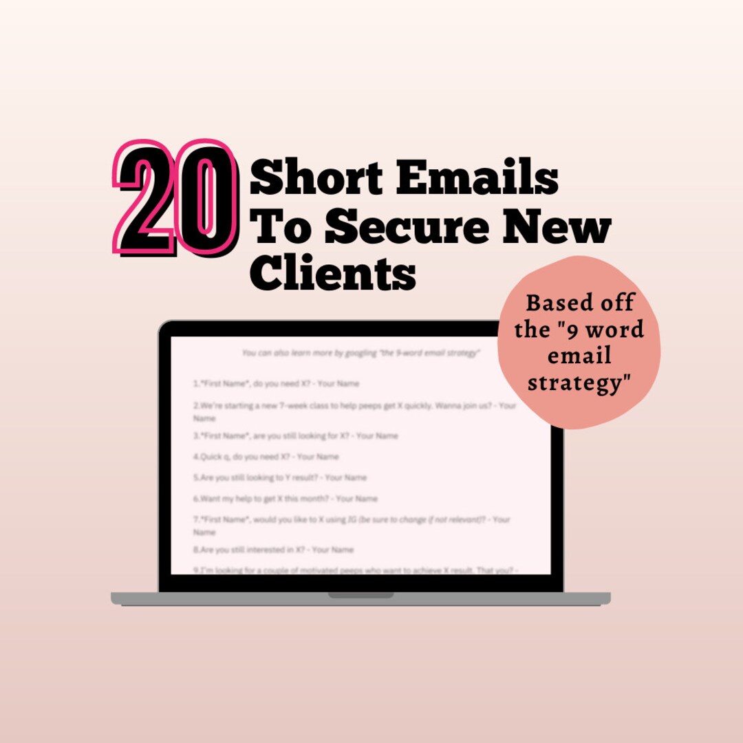 Email Scripts. 20 Short Email Scripts. Email Campaign Templates. Email ...