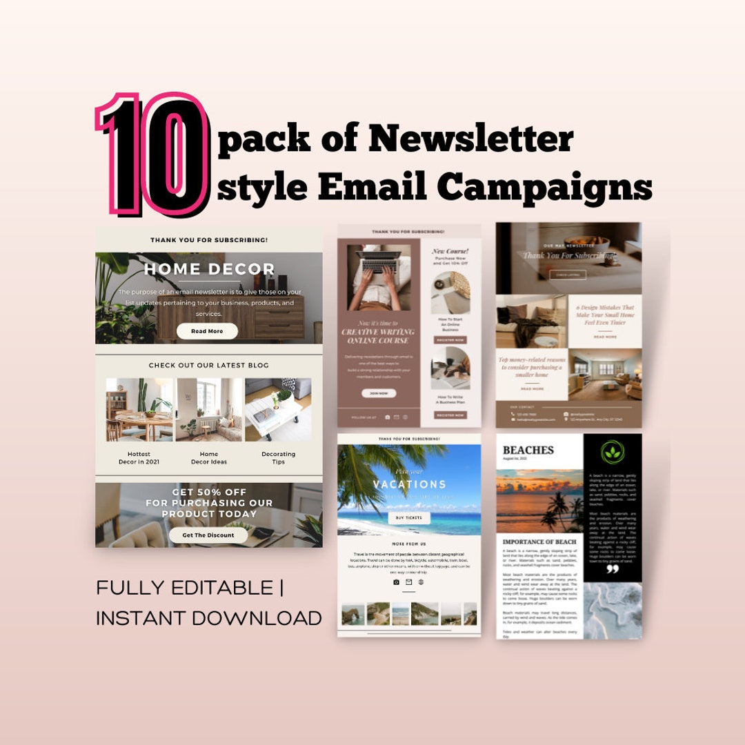 Email Newsletter Templates. Email Campaign Designs. Email Campaign ...