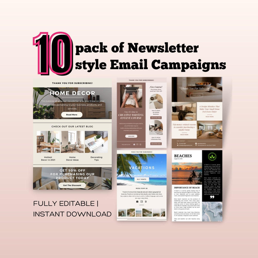 Email Newsletter Templates. Email Campaign Designs. Email Campaign ...