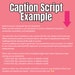 Social Media Caption Scripts for Small Business. Instagram Captions ...