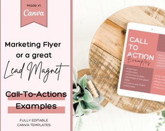 Call to Action Flyer - Etsy