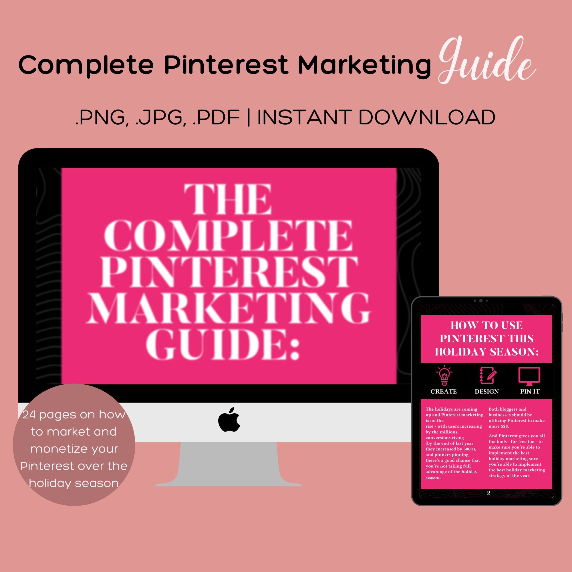 Pinterest Marketing Guide. Holiday Pinterest Guide. Market Pinterest ...