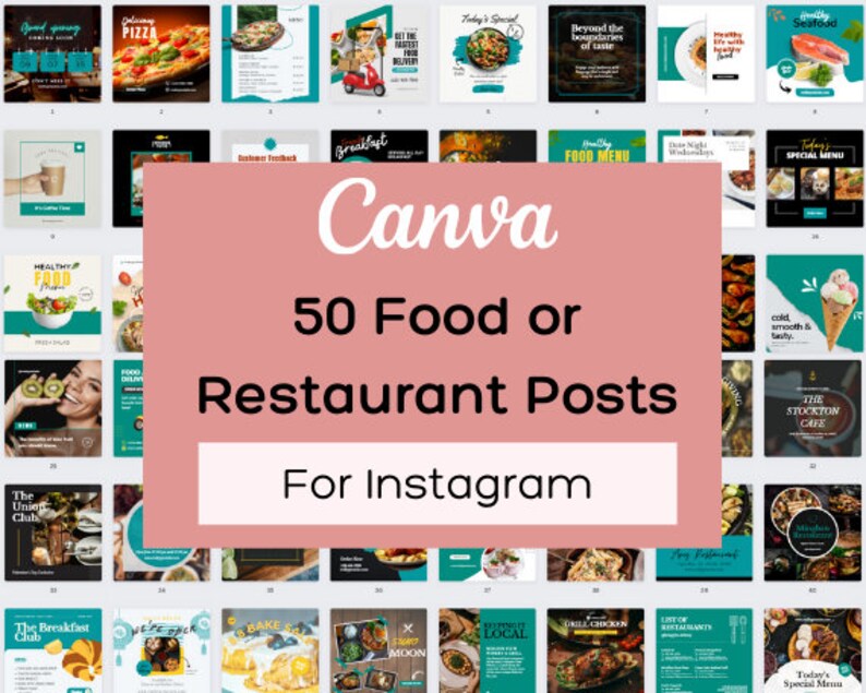 Restaurant and Food Post | Food and Bar Templates| Restaurant Menu ...