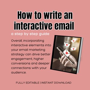 How to Create Interactive Emails. Email Writing 101. Business Email ...