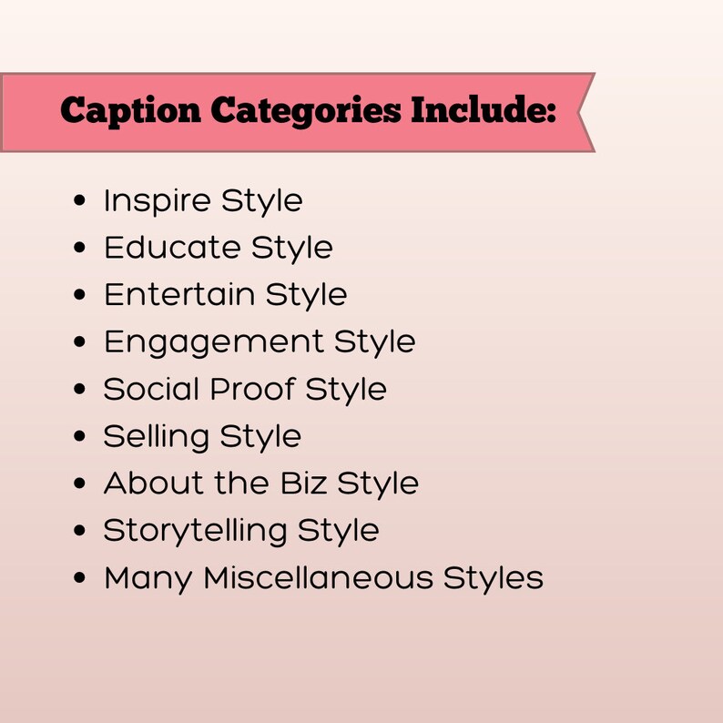 Social Media Caption Scripts for Small Business. Instagram Captions ...