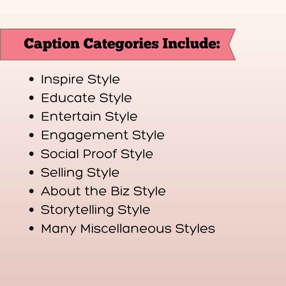 Social Media Caption Scripts for Small Business. Instagram Captions. Facebook Captions. Linkedin ...