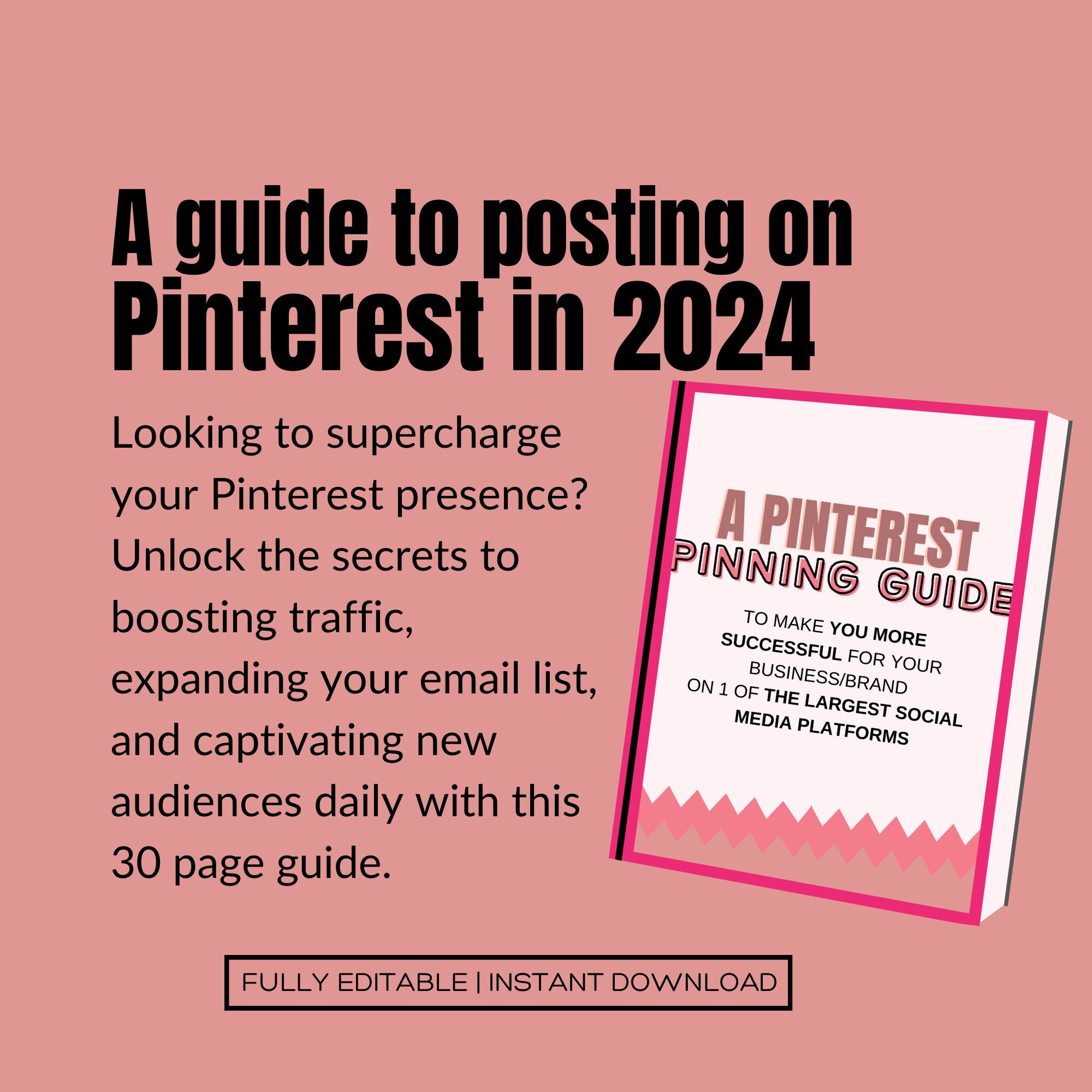 How to Use Pinterest Guide. Canva Pinterest Pinning Workbook. Pinterest ...