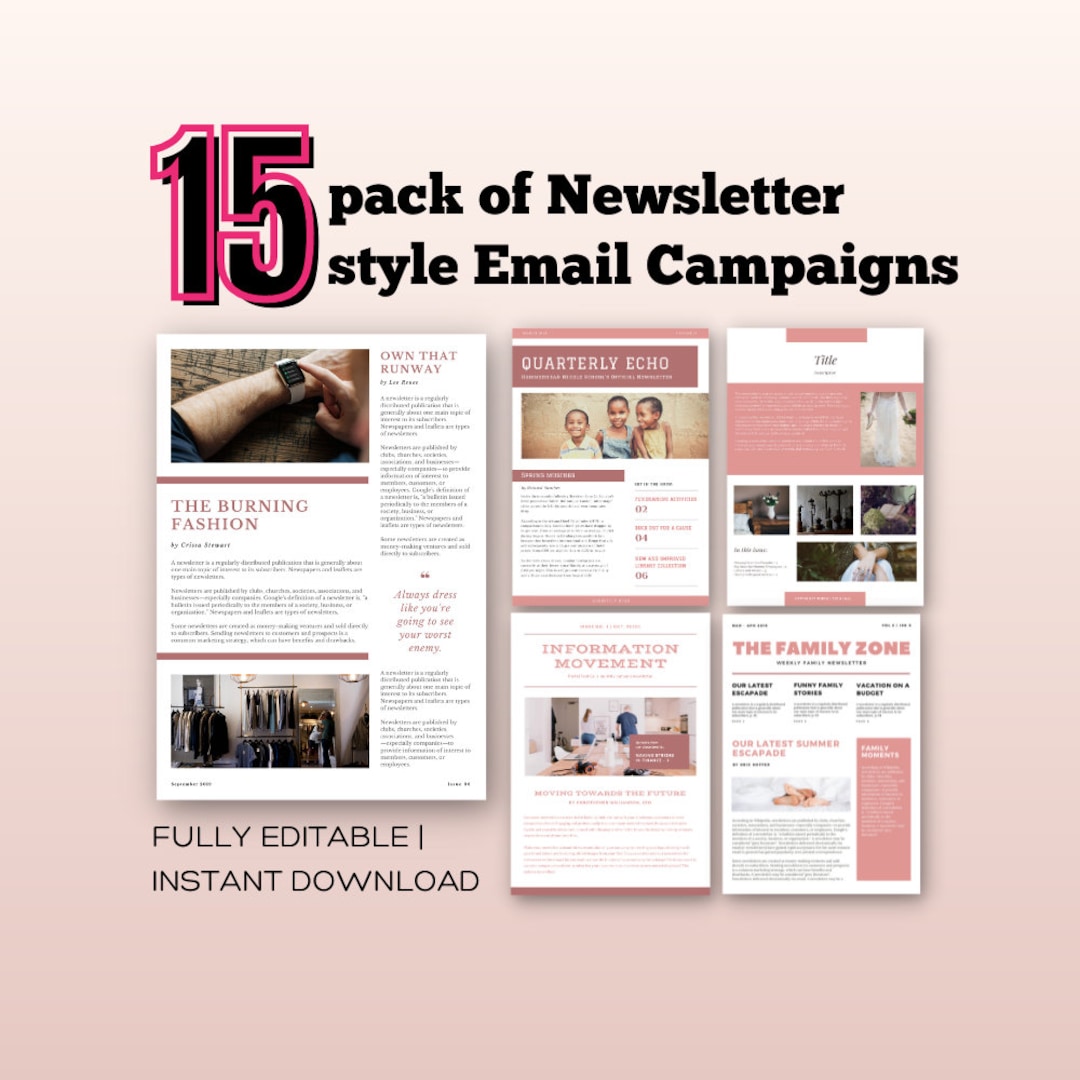 Email Newsletter Templates. Email Campaign Designs. Email Campaign ...