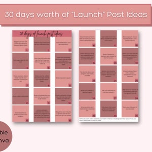 30 Launch Post Ideas for Social Media Story Strategy Guide. 30 Prompts ...