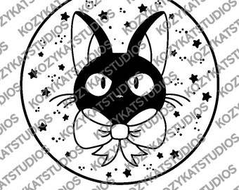 JIJI Kiki's Delivery Service PNG SVG, Black Cat Digital Download ...