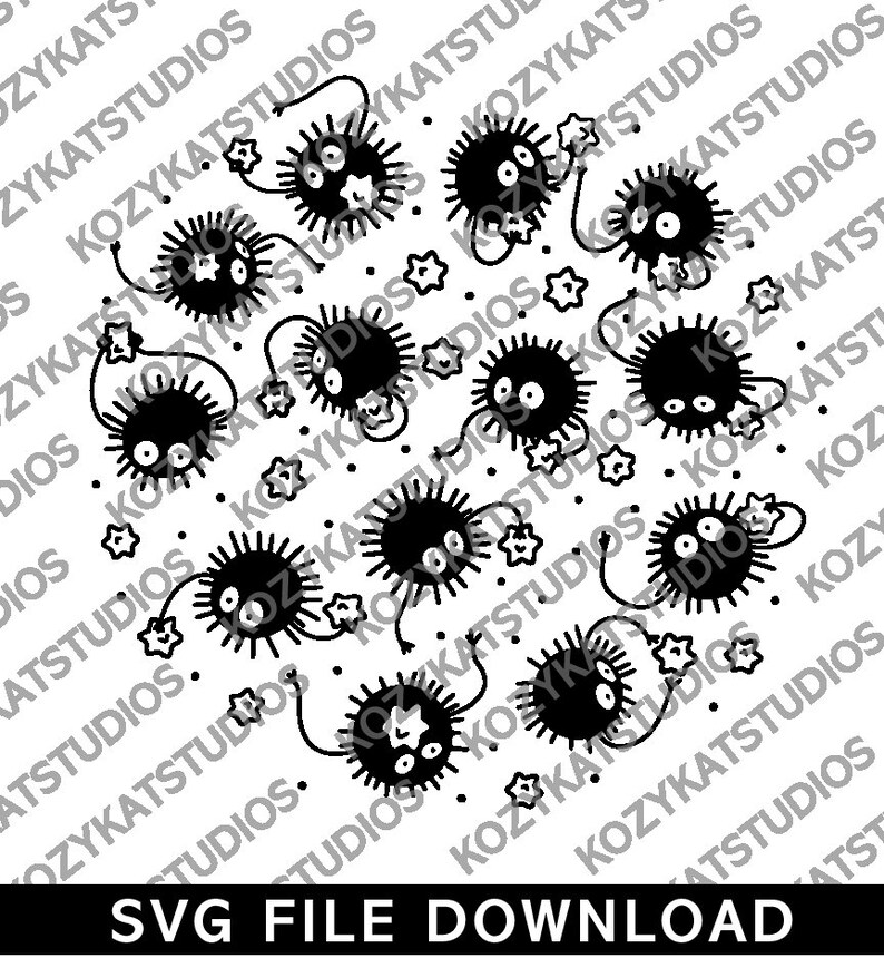 Buy Spirited Away, Soot Sprites, SVG Digital Download Online in India ...